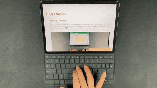 Touchpad Fusion Keyboard - Universal | Mokibo